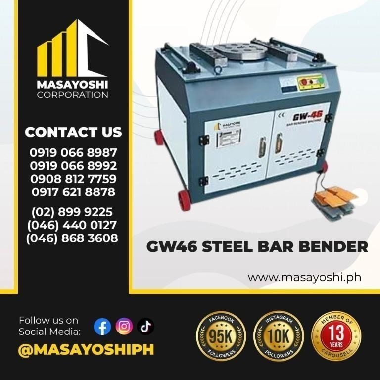 GW46 Steel Bar Bender | Bar Bender | Rebar Bender | Bending Machine ...