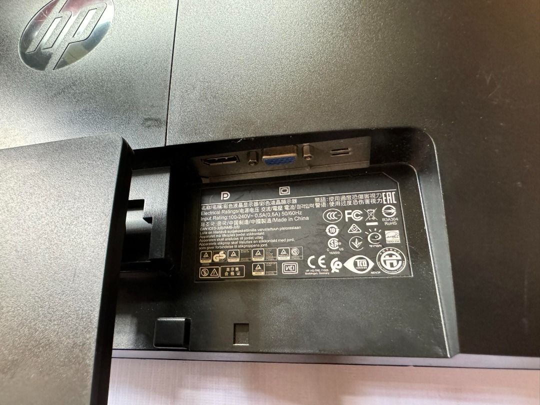 HP '22 Wide LED Model P223 1920x1080 Monitor, Computers & Tech, Parts & Accessories, Monitor ...