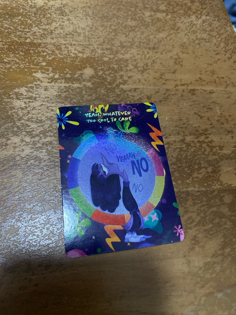Inside Out 2 card/頭腦特攻隊2 卡/unni/shy/厭/羞, 興趣及遊戲, 玩具 & 遊戲類 - Carousell