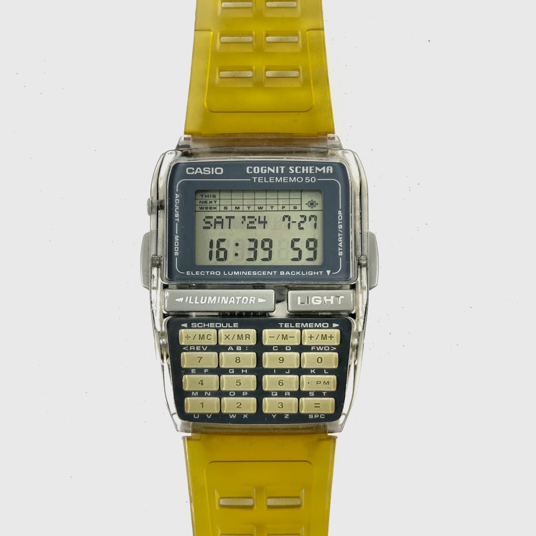 jam tangan vintage watch casio dbc63 kalkulator jadul rare, Fesyen Pria ...