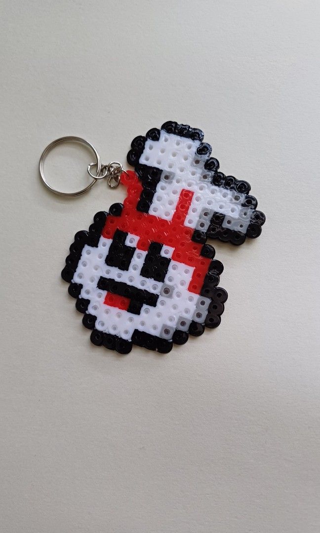 Jollibee Perler Beads Keychain, Hobbies & Toys, Stationary & Craft ...