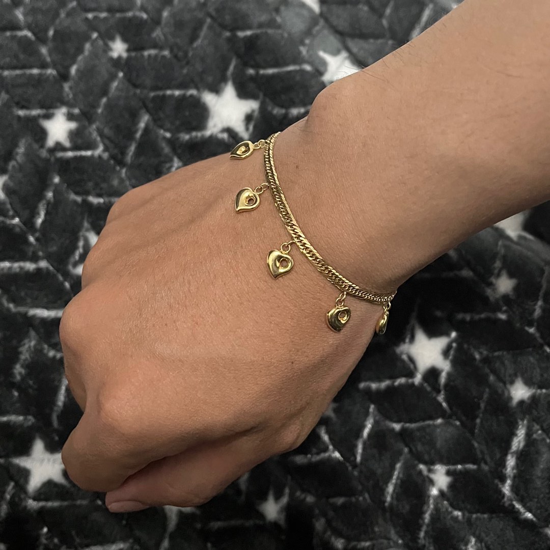 K18 Japan Gold Monaca Bracelet 7.3 grams 6.8 inches, Women's Fashion ...