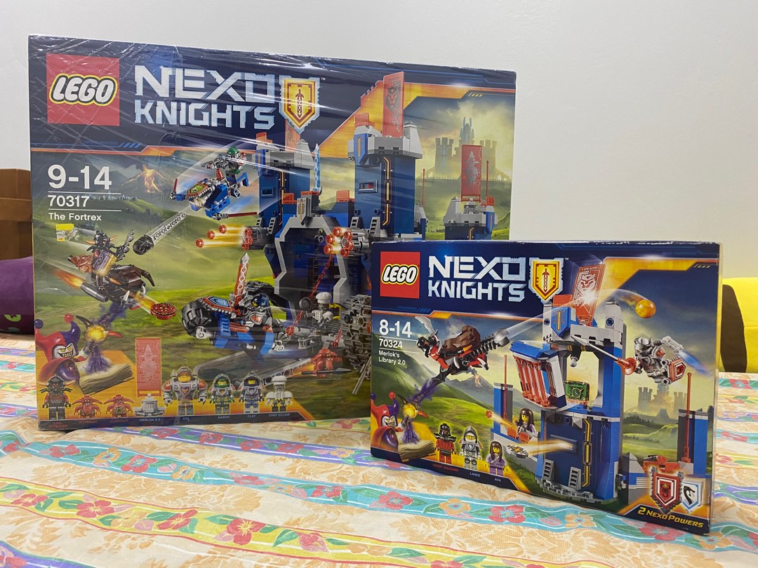 Lego Nexo Knights Bundle Set 70317 the Frotrex + 70324 Merlok’s Library ...