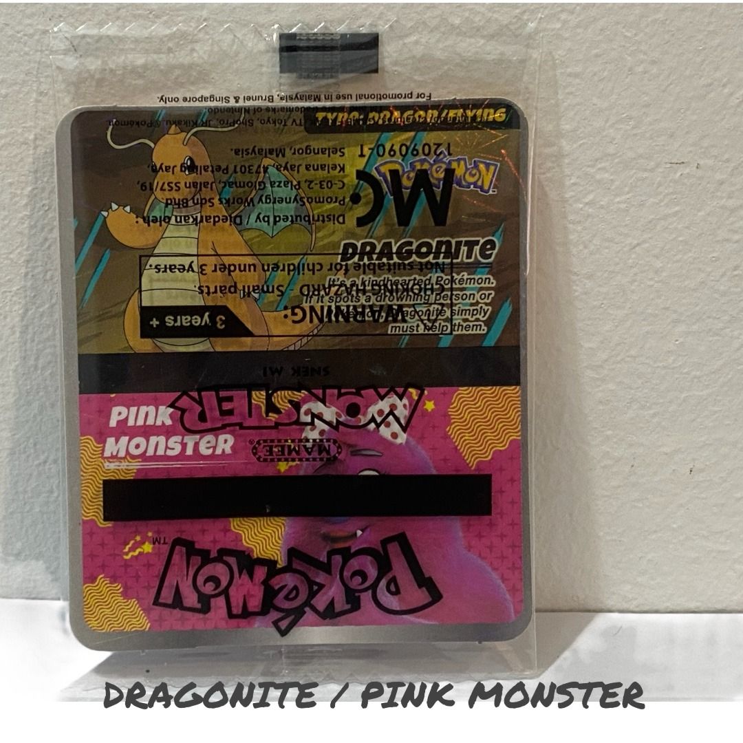 MAMEE MONSTER POKEMON 2023 LIMITED EDITION STICKER CARDS, Hobbies ...