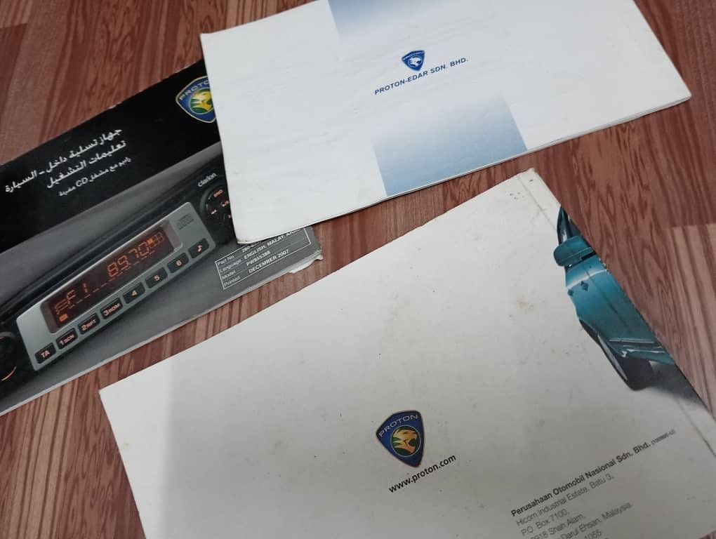Manual book proton saga, Everything Else, Others on Carousell