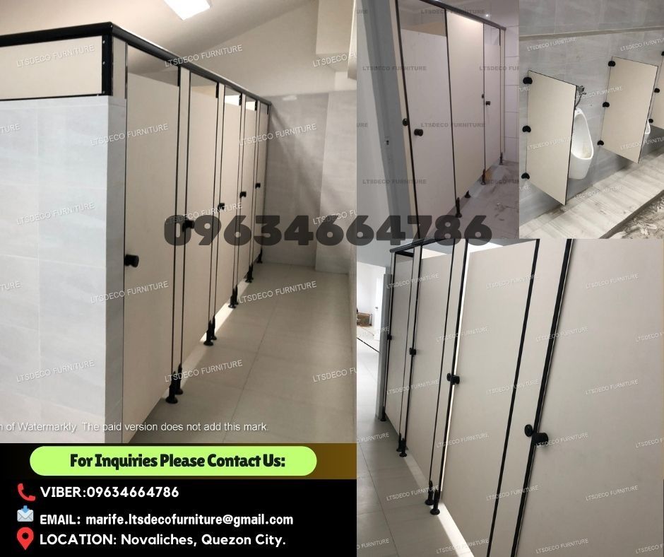 MTO- TOILET PARTITION MODULAR CUBICLE HIGH PANEL DIVIDER WITH DOOR ...