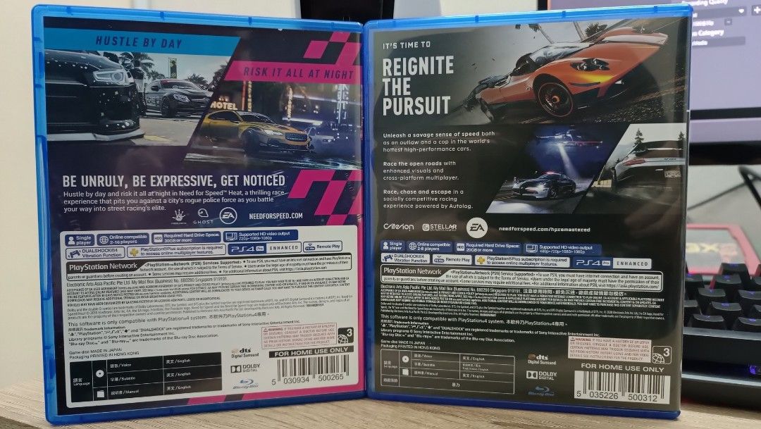 Need for Speed bundle, Video Gaming, Video Games, PlayStation on Carousell