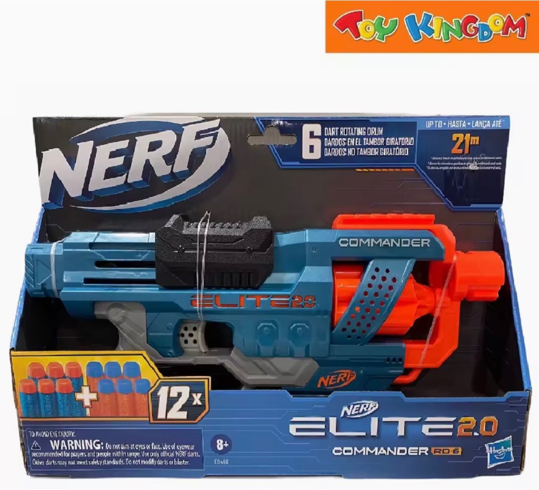 Nerf Commander Elite 2.0 Toy Gun, Hobbies & Toys, Toys & Games on Carousell