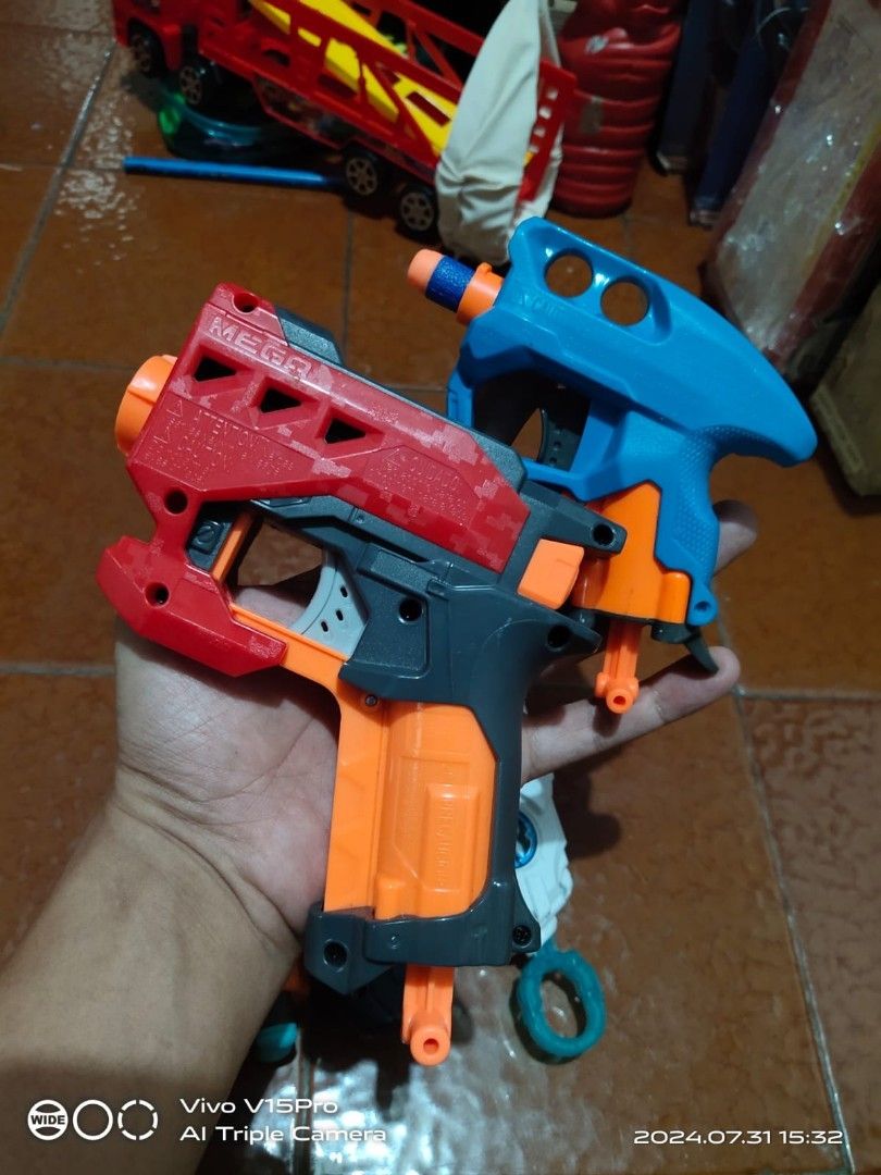 NERF N-Strike Mega Bigshock Blaster set, Barang Yang Dicari di Carousell