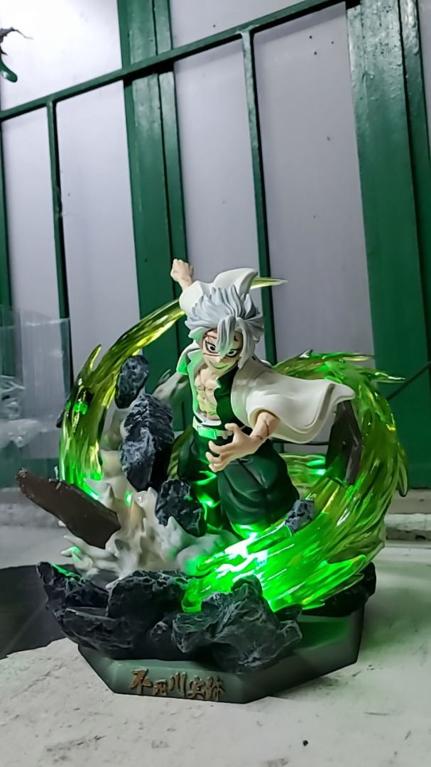 NEVER DISPLAYED Wind Hashira Sanemi Demon Slayer with LED Anime ...