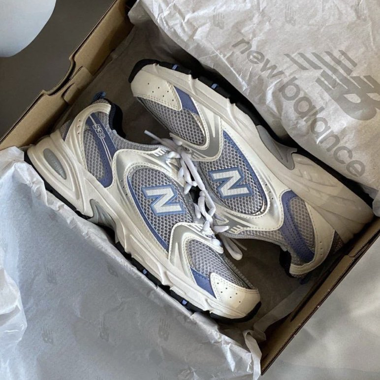 New Balance 530 Steel Blue, Men's Fashion, Footwear, Sneakers on Carousell
