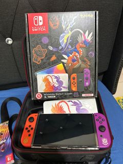 NINTENDO SWITCH OLED (POKEMON ED), Video Gaming, Video Game Consoles ...