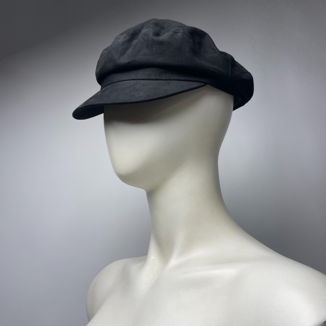 NOIR NEWSBOY ESSENTIAL FLAT CAP Peaky Blinders Longshoreman Hat, Men's ...