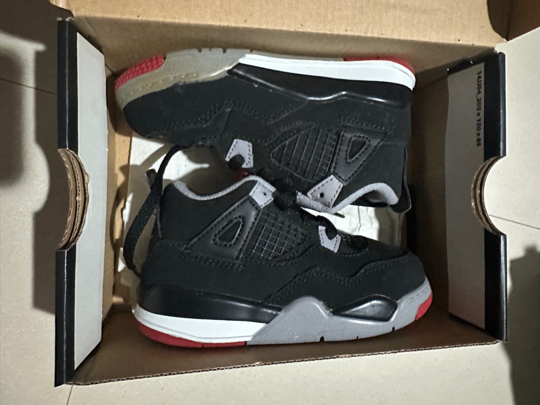 Original Jordan 4 Retro, Babies & Kids, Babies & Kids Fashion on Carousell