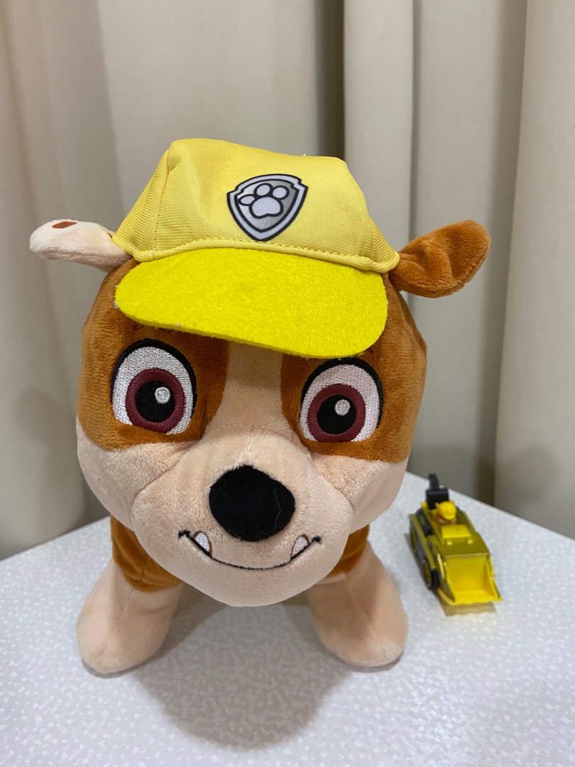 Paw Patrol Rubble Plush Toy Combo, Babies & Kids, Infant Playtime on ...