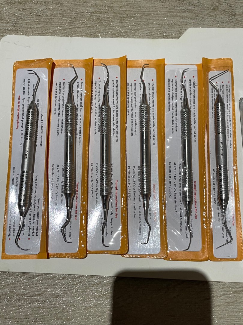 PERIODONTAL SCALERS COMPLETE SET, Everything Else, Looking For on Carousell