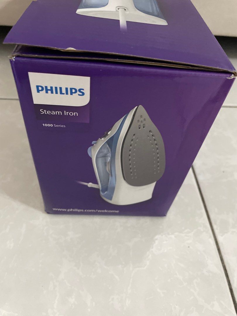 Philips Steam iron (New) Model:1000series, TV & Home Appliances, Irons ...