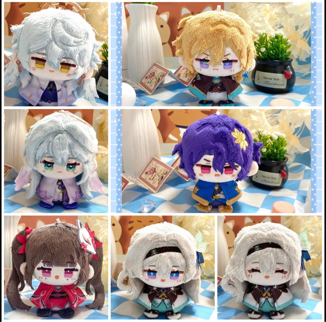 [PO] Honkai star rail plush doll merch Aventurine Ratio Sunday Robin ...
