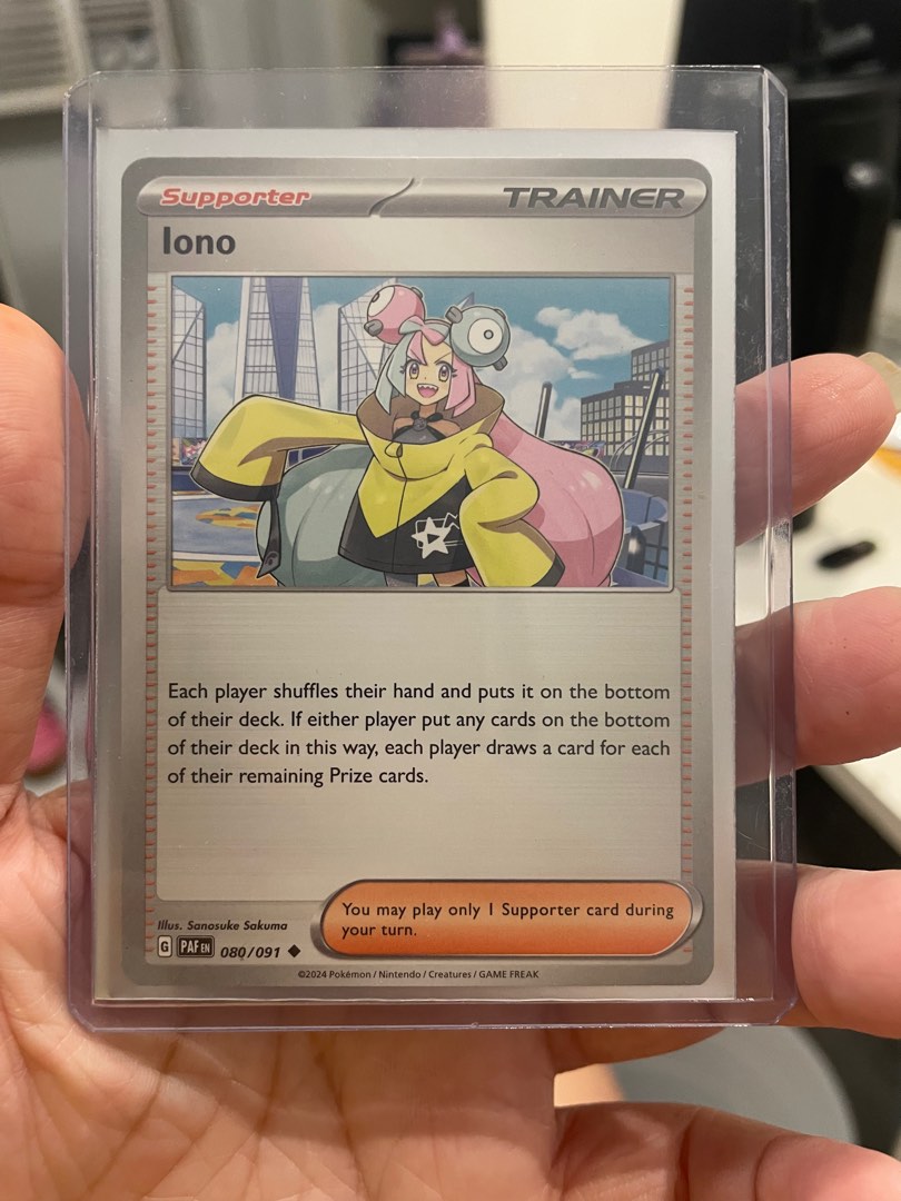 Pokemon Card -- Iono, Hobbies & Toys, Toys & Games on Carousell
