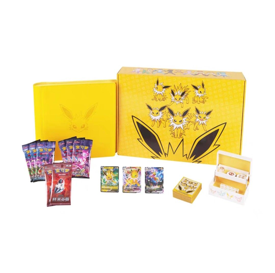 Pokemon Card TCG Chinese Eevee Special Box Vaproen Game Mat Eevee ...