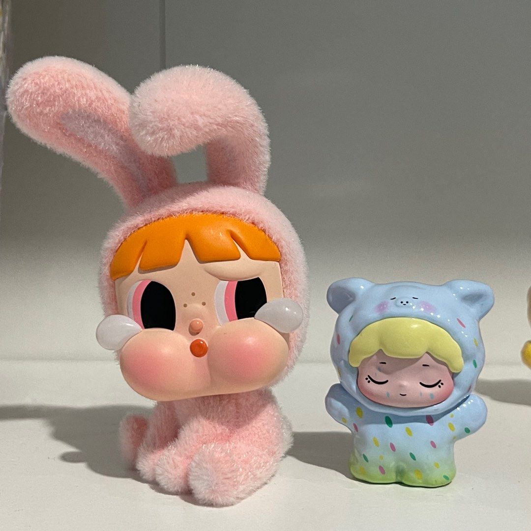 Popmart Powerpuff Girls x CryBaby (Bunny Blossom) set, Hobbies & Toys ...