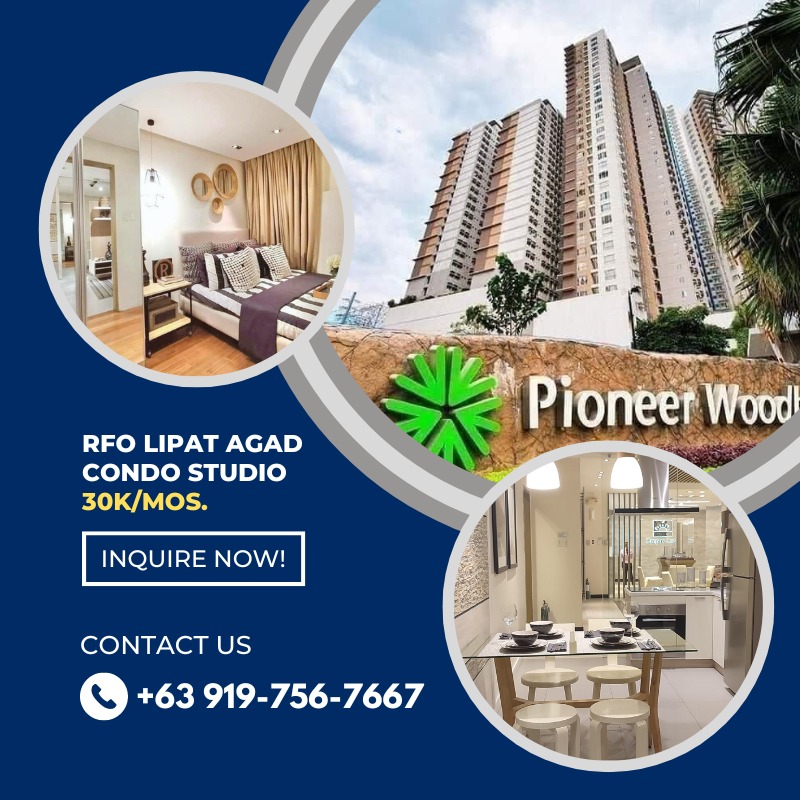 PROMO LOW DP ONLY! LIPAT AGAD condo Mandaluyong BGC Pioneer woodlands ...