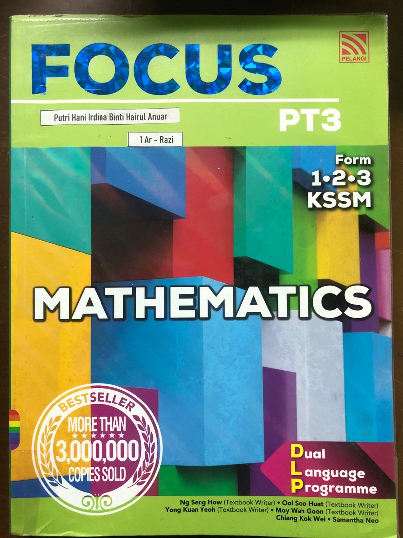 PT3 Mathematics DLP (Form 1, 2 & 3), Hobbies & Toys, Books & Magazines ...