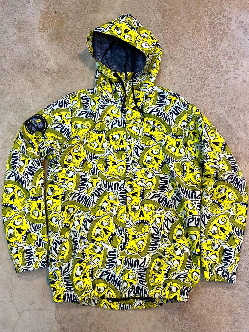 PUMA X DAVE MIRRA FULL PRINT JACKET.RARE, Men's Fashion, Coats, Jackets ...