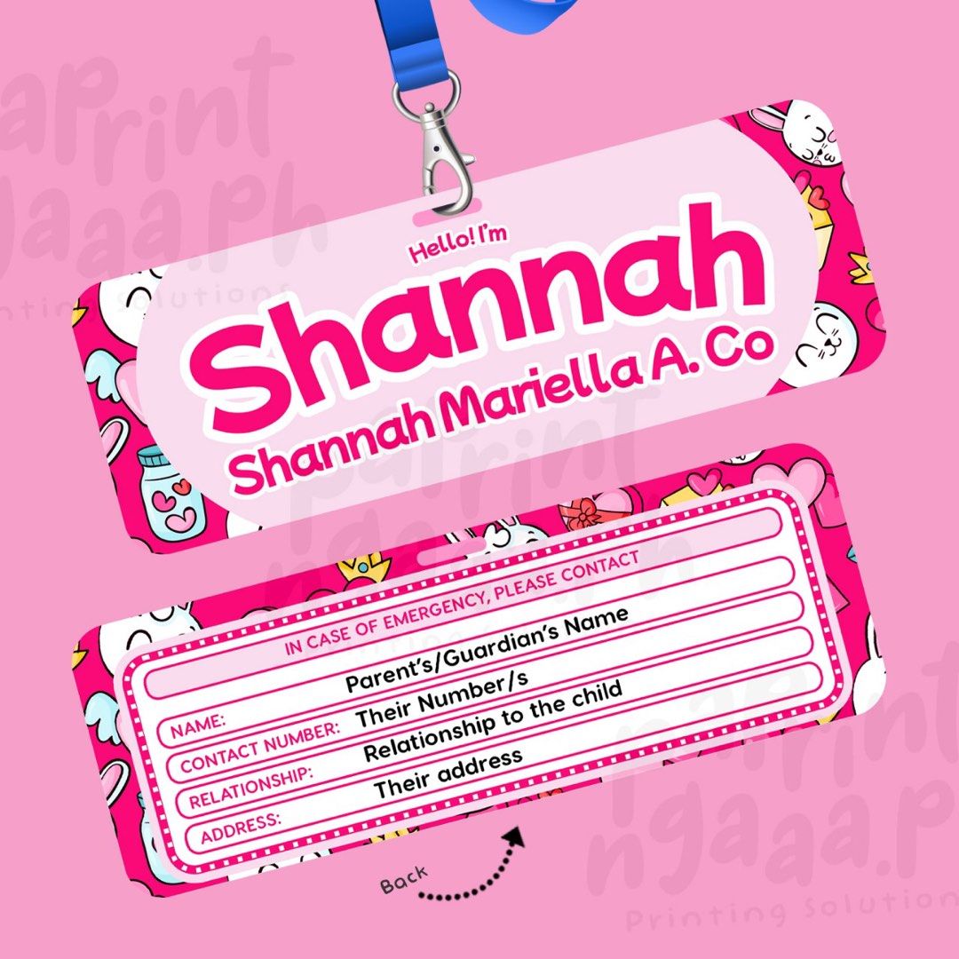 PVC Name Plate, Hobbies & Toys, Stationary & Craft, Stationery & School ...