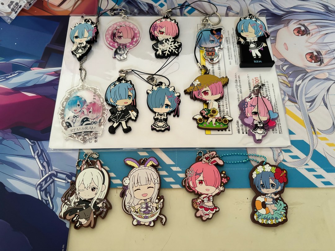 Re: Zero Official Anime Keychains, Hobbies & Toys, Collectibles ...