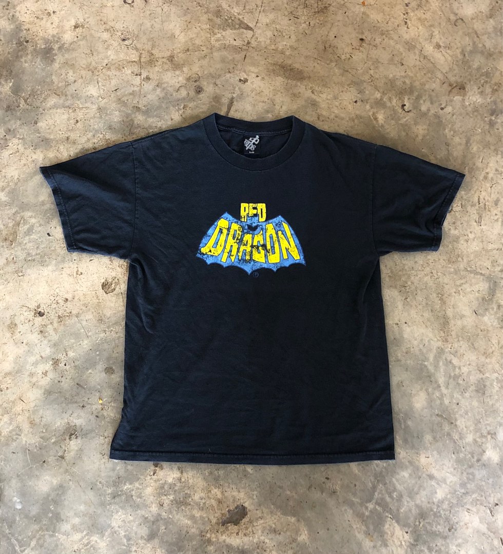 RED DRAGON 00s x BATMAN LOGO PARODY, Men's Fashion, Tops & Sets ...