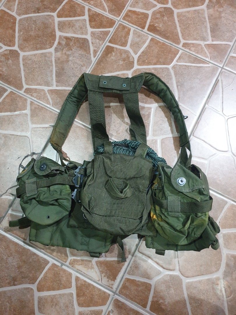 Rompi Army Tactical Suspender Military SAF, Fesyen Pria, Pakaian ...