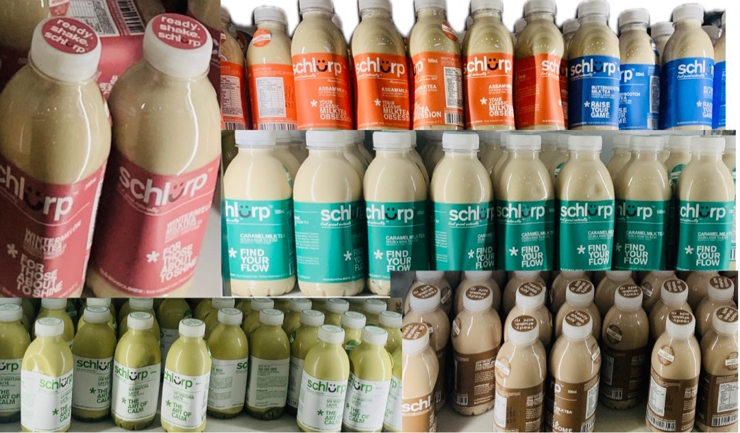 SCHLURP BREWED MILK TEA 500 ML 1000L, Food & Drinks, Beverages on Carousell