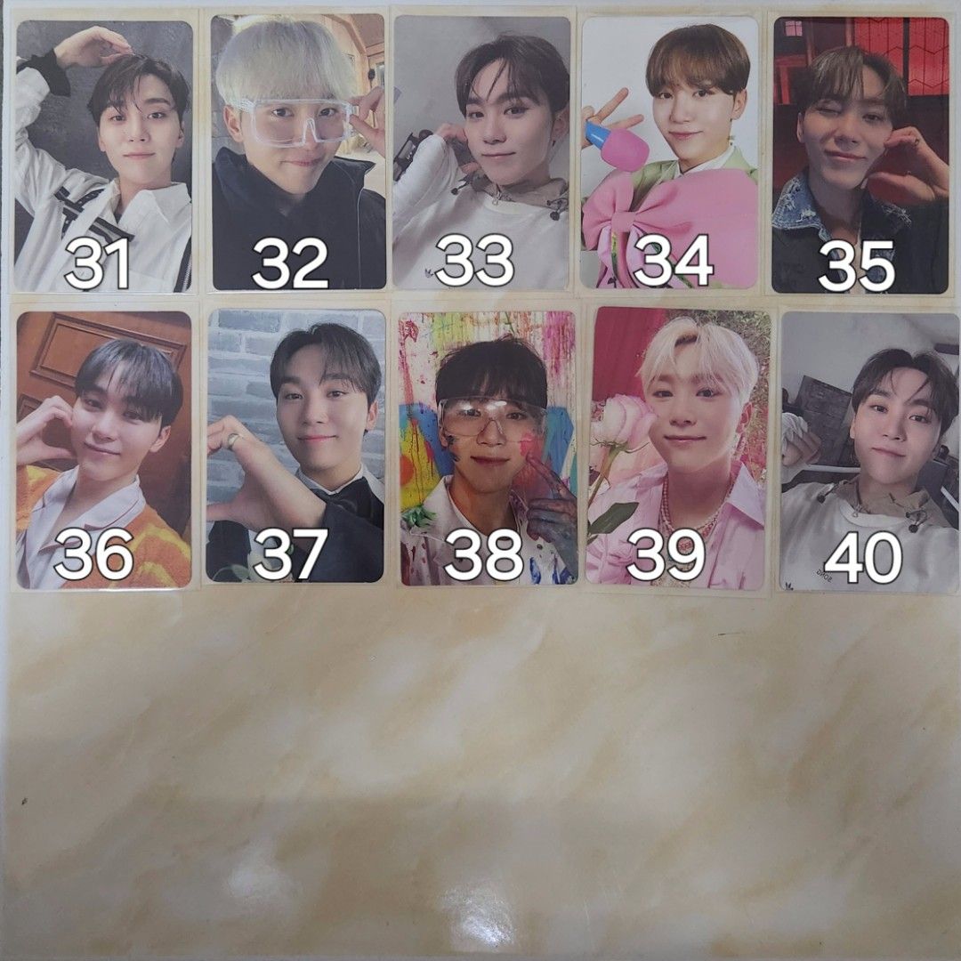 SEVENTEEN PHOTOCARDS OFFICIAL, Hobbies & Toys, Collectibles ...