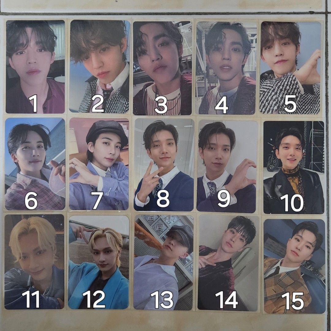 SEVENTEEN PHOTOCARDS OFFICIAL, Hobbies & Toys, Collectibles ...