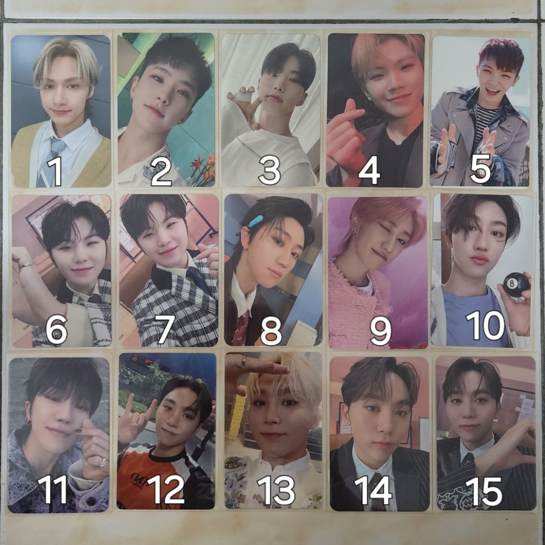 SEVENTEEN PHOTOCARDS OFFICIAL, Hobbies & Toys, Collectibles ...