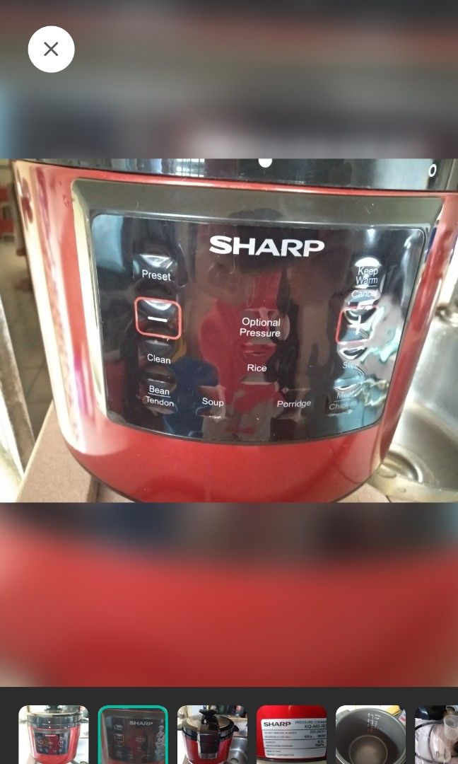 sharp pressure coomer, TV & Home Appliances, Kitchen Appliances ...