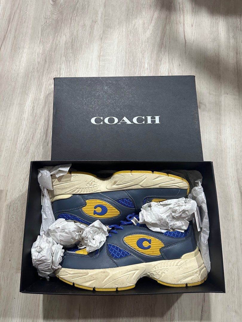 Shoes Coach LTHR Tech Runner, Luxury, Sneakers & Footwear on Carousell