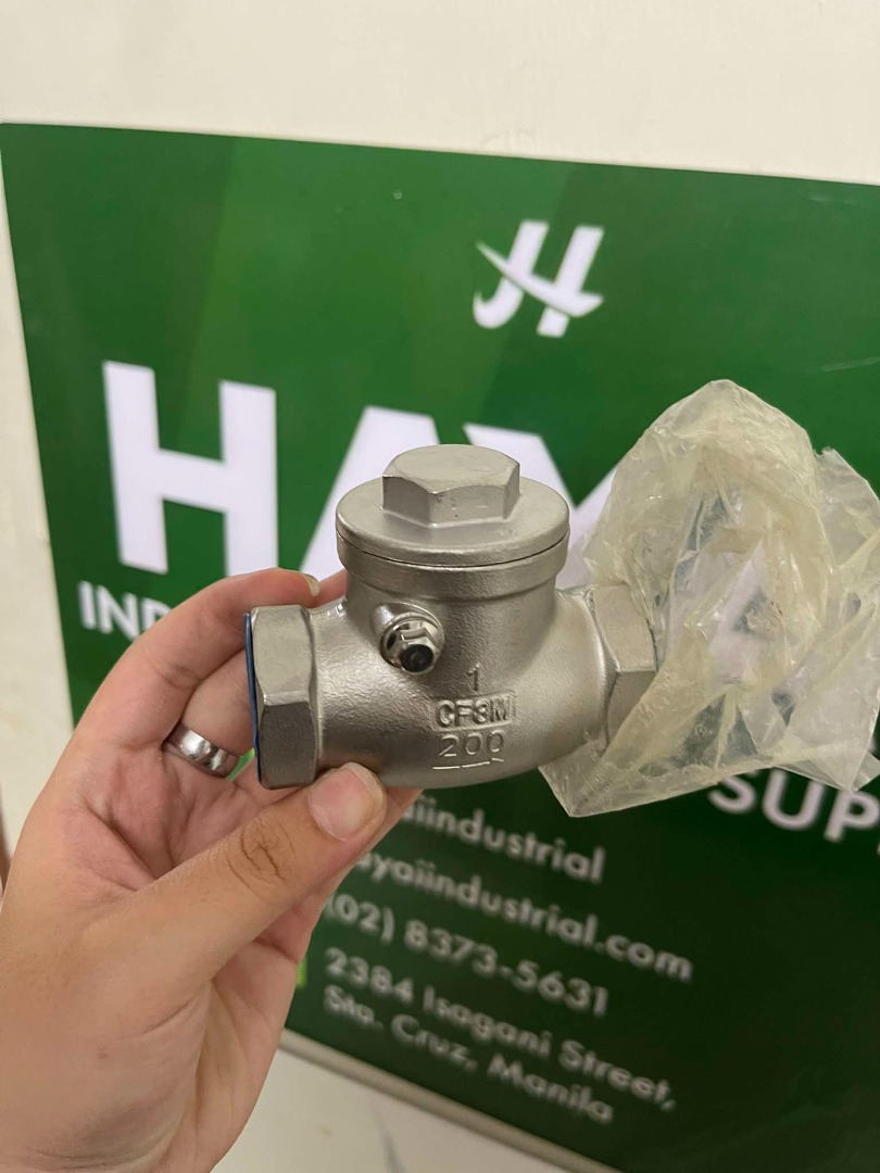 Stainless Check Valve, Commercial & Industrial, Construction & Building Materials on Carousell