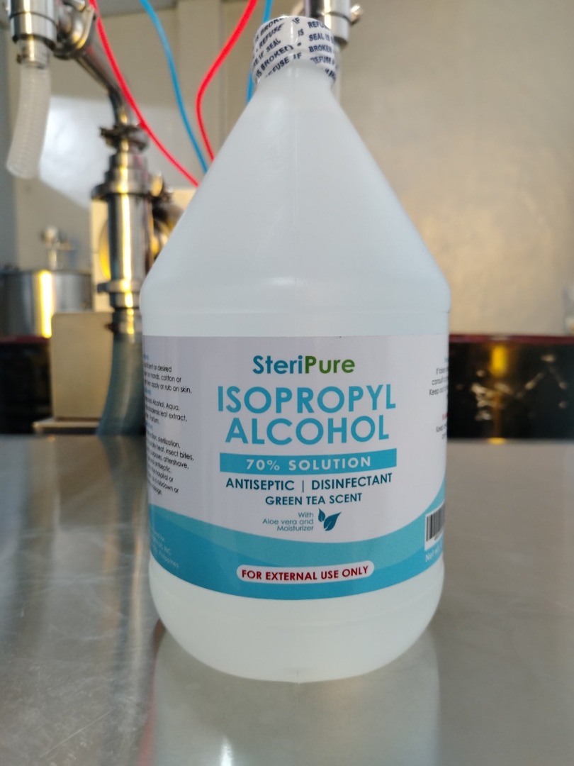 STERIPURE ISOPROPYL ALCOHOL 70% SOLUTION 3.7 LITERS, Beauty & Personal ...