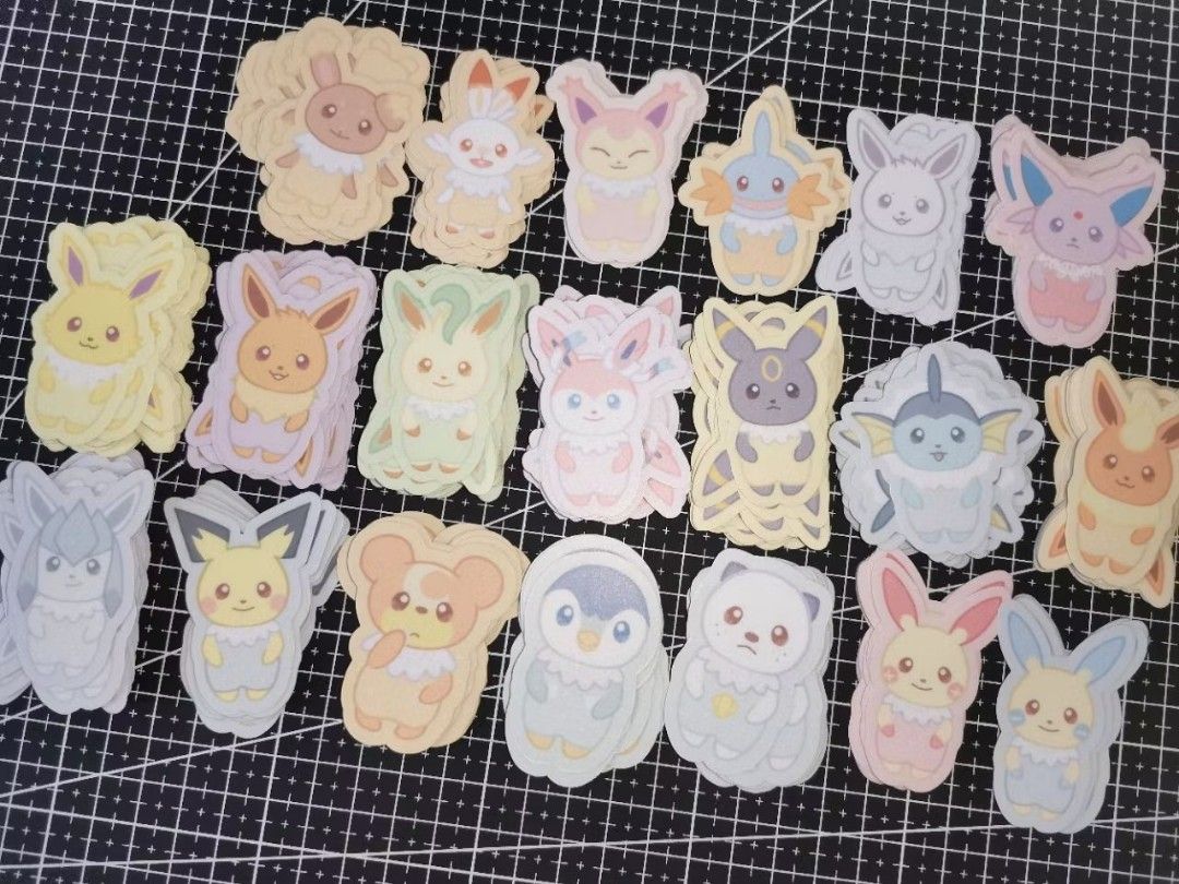 STICKER - Sylvanian Families x Pokemon, Hobbies & Toys, Stationary ...