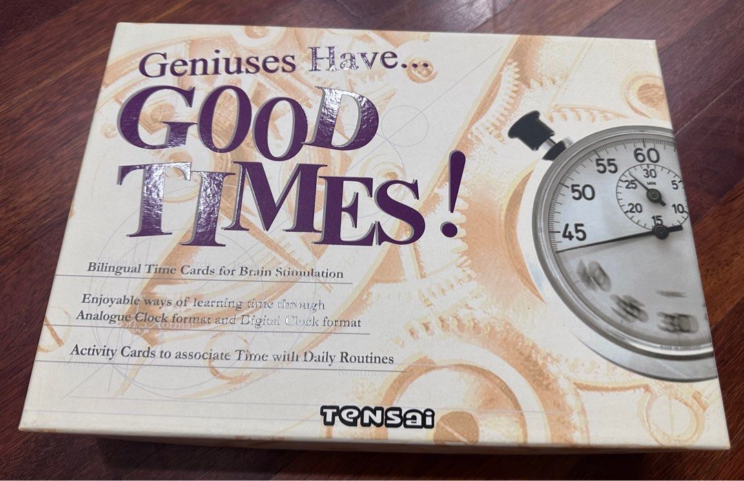 Tensai Geniuses Have Good Times (Flashcards), Hobbies & Toys, Books ...