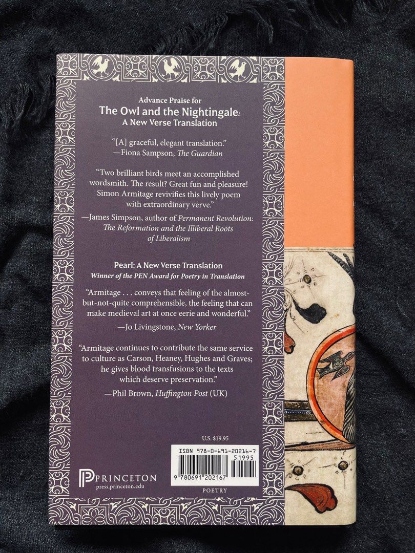 The Owl and the Nightingale: A New Verse Translation By Simon Armitage ...