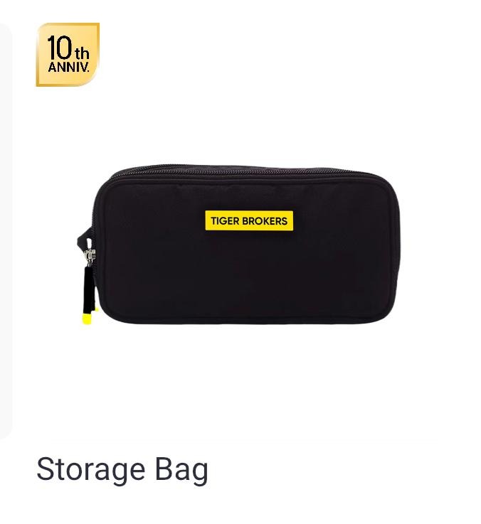 Tiger Broker 10th Anniversary Cable Headset Charging Line Storage Bag ...
