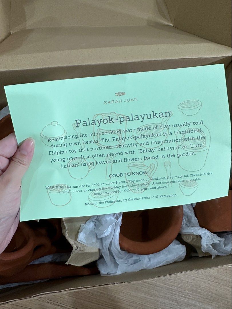 *TOY SALE* BNEW palayok claypot kitchen cooking set, Hobbies & Toys ...