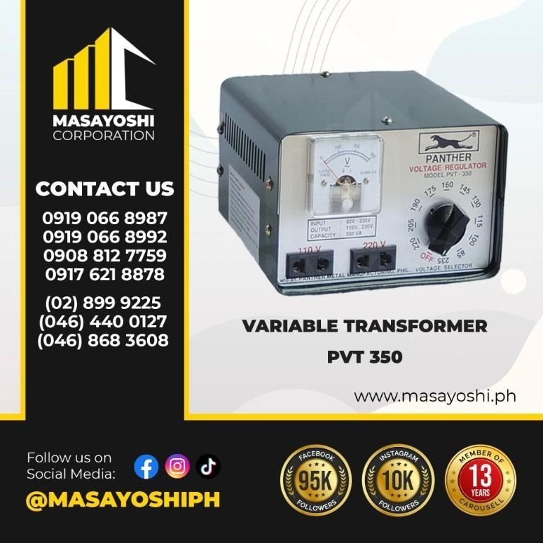 Transformer | PVT 350 Variable Transformer 350W Manual Voltage ...