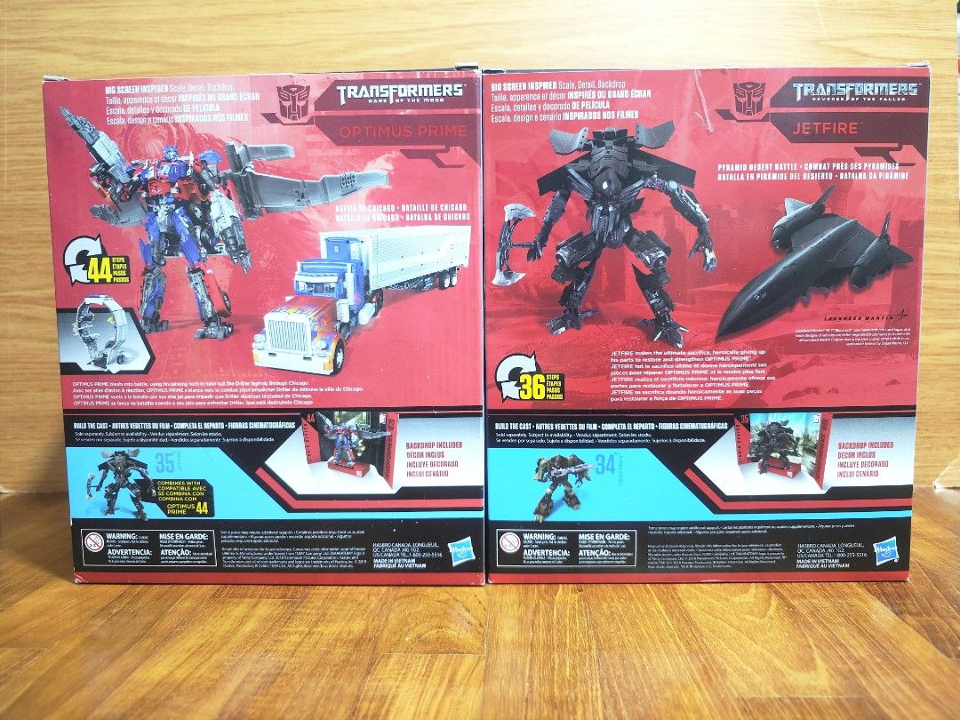 Transformers Studio Series SS 44 Jet Wing Optimus Prime and SS 35 ...