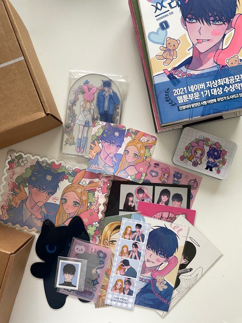 trash belongs in the trash can manhwa vol 1-4 limited edition, Hobbies ...