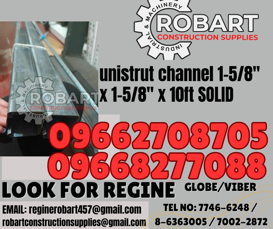 unistrut channel 1-5/8'' x 1-5/8'' x 10ft SOLID, Commercial ...