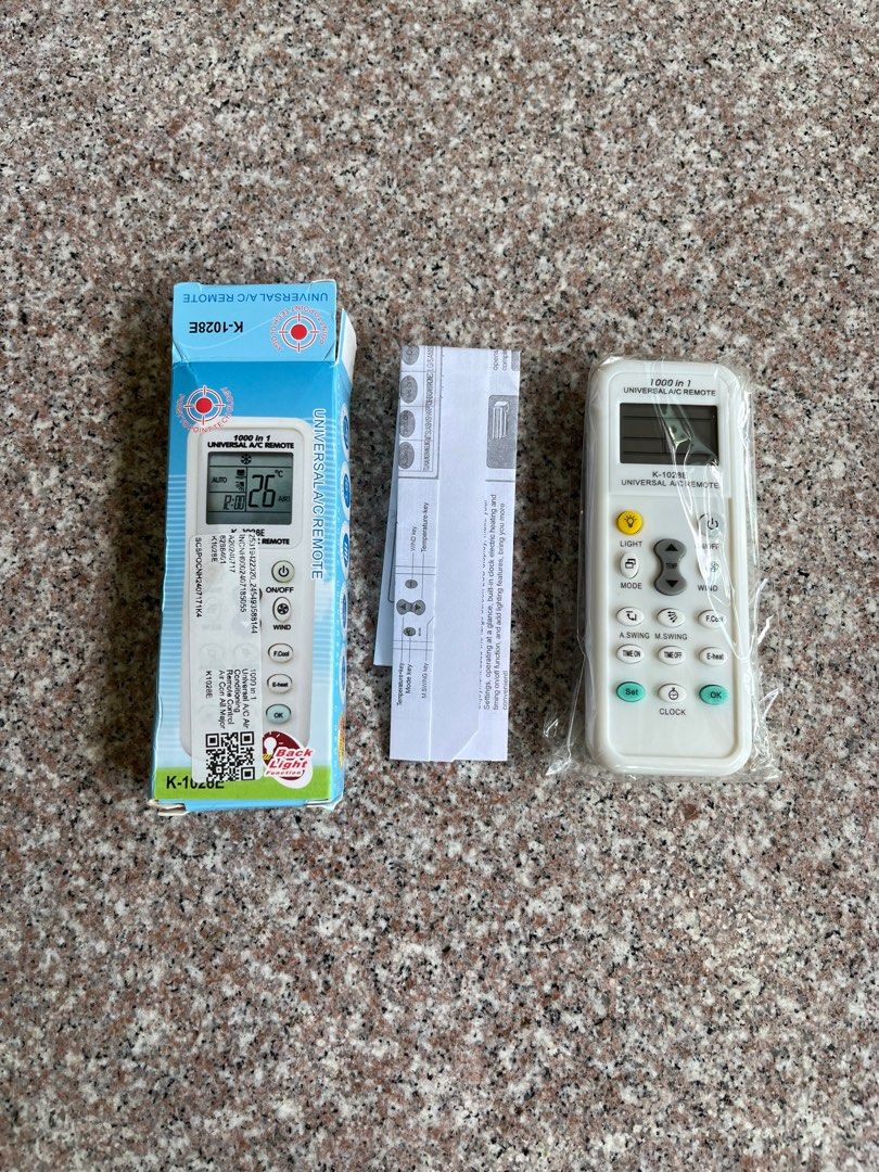 Universal Aircon Remote Control, TV & Home Appliances, Air Conditioners ...
